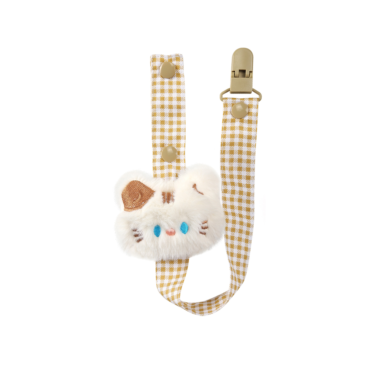 Animal Paradise Pacifier Clip - White – CutiePlusU