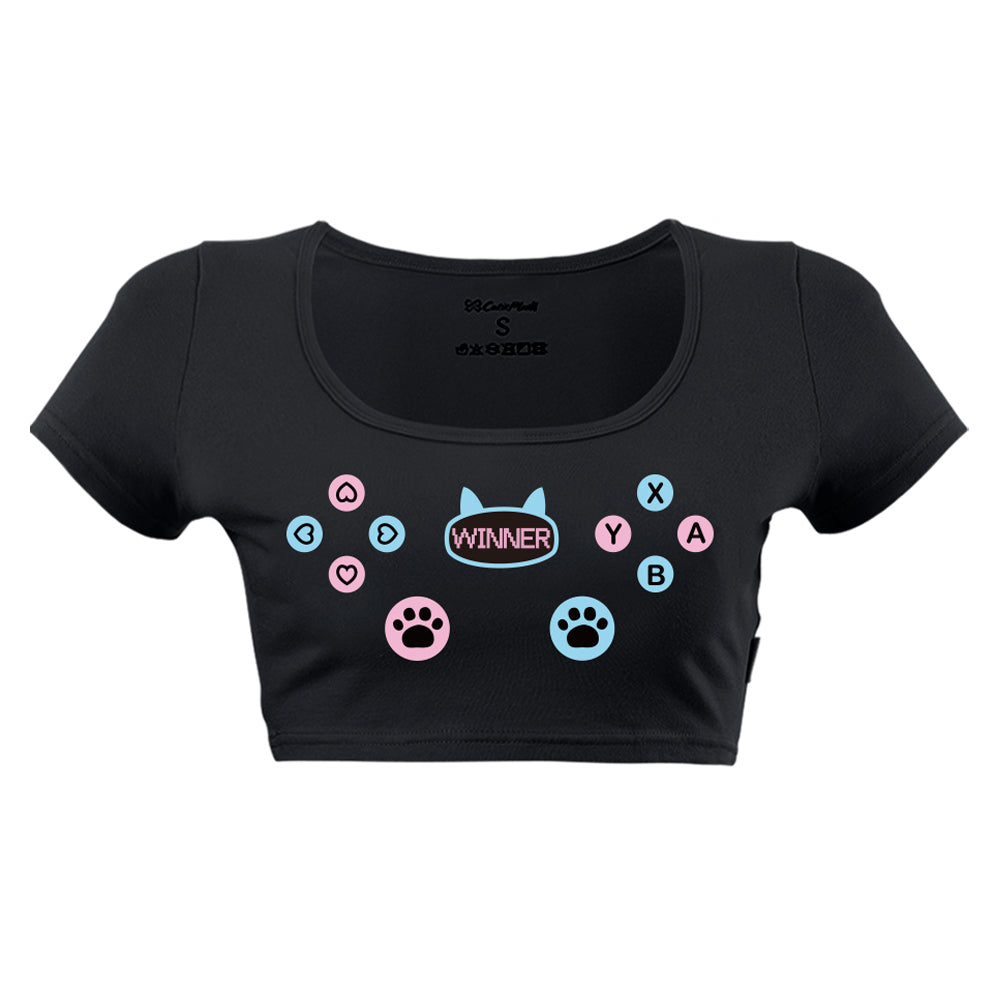 Gamer Girl Crop Top – CutiePlusU