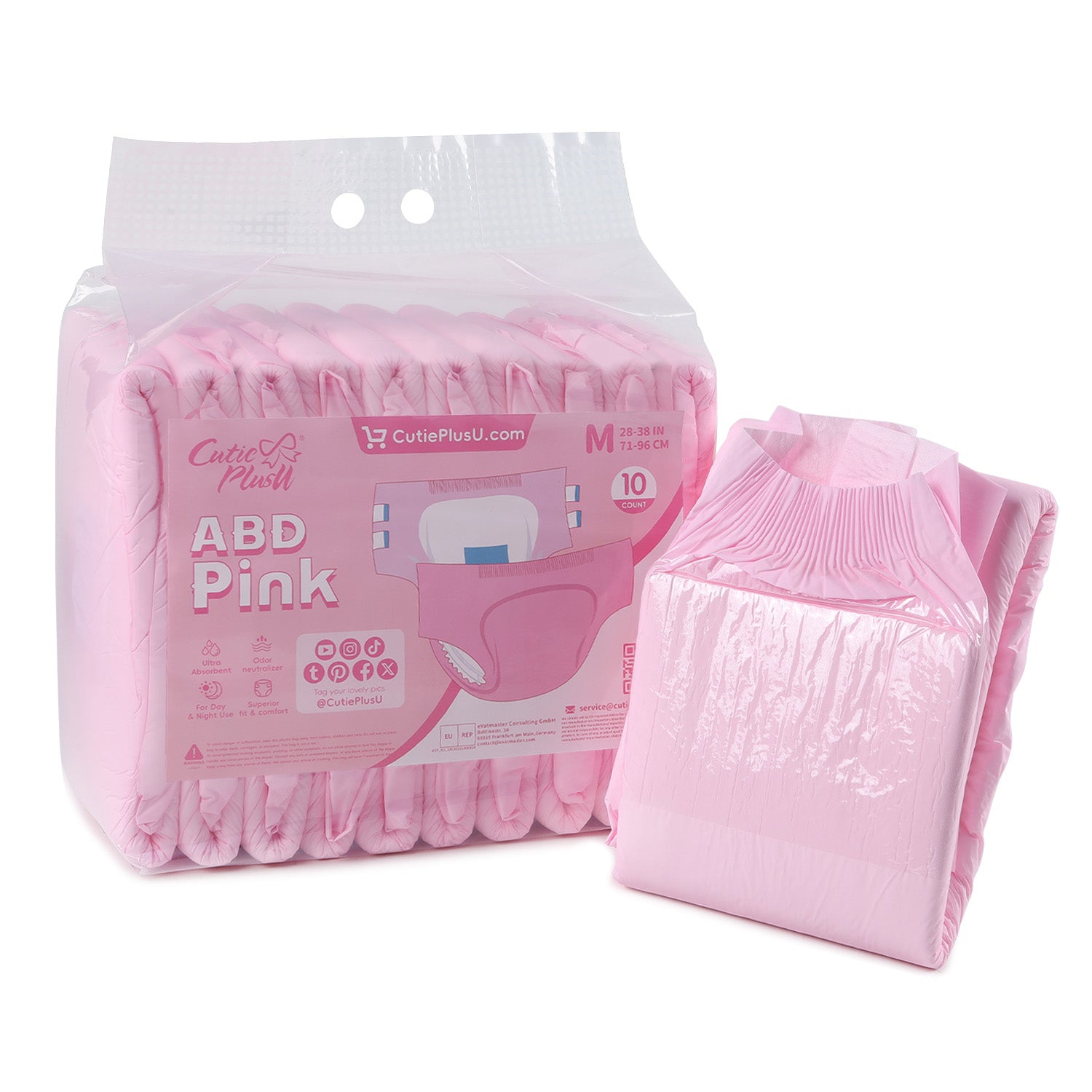Adult Diaper-ABD Pink – CutiePlusU