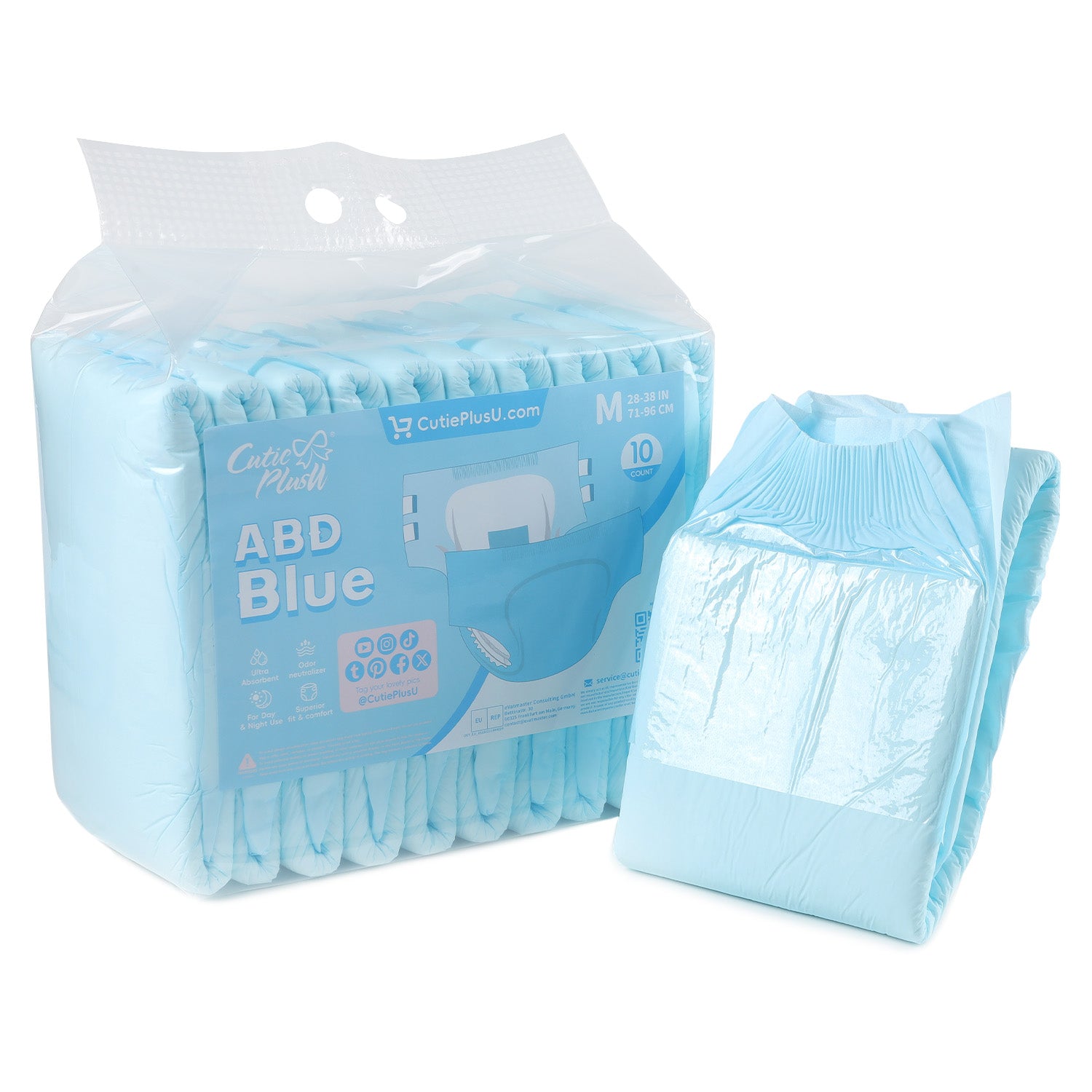 Adult Diaper-ABD Blue – CutiePlusU
