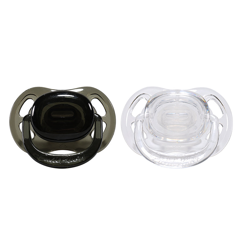 Crystal Butterfly Pacifier 2 Pack- Black,White – CutiePlusU
